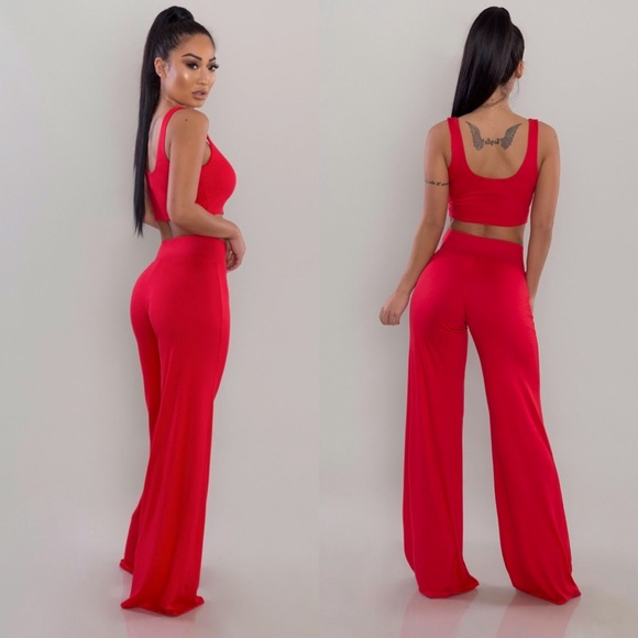 ASOS | Tops | Red Set Pretty Little Thing | Poshmark